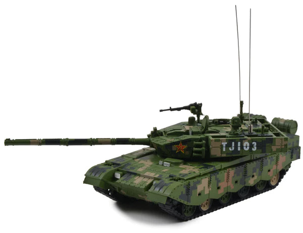 Type 99 99A ZTZ99 Chinese Army Tank Green Digital Camo with Display Ca ...
