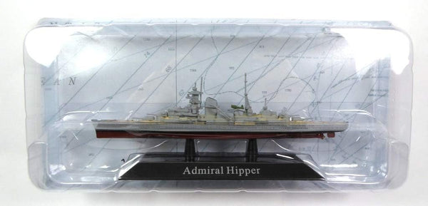 German Cruiser Admiral Hipper 1/1250 Scale Diecast Metal Model by DeAg ...