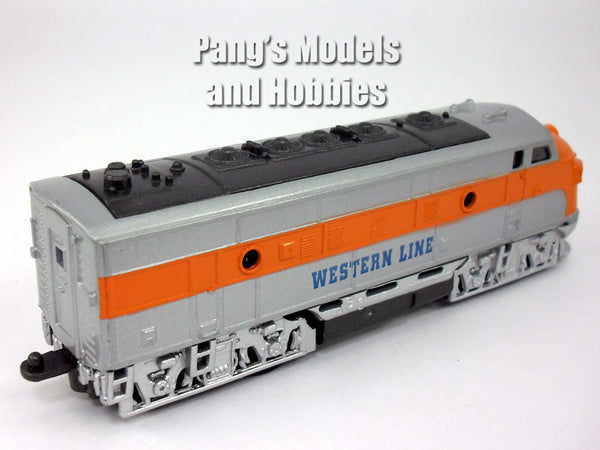 7 Inch Diesel Electric Train Locomotive Western Line 1/94 Diecast Scal ...