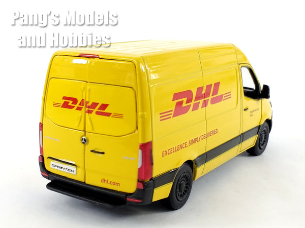 5 inch Mercedes Benz Sprinter DHL Delivery Van - 1/48 Scale Diecast Mo ...