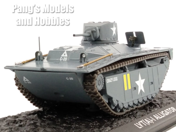LVT(A)-I LVT Alligator Landing Vehicle MARINES & Display Case - 1/72 S ...