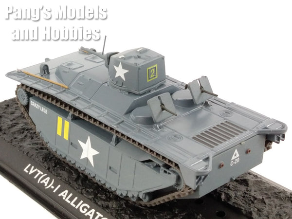 LVT(A)-I LVT Alligator Landing Vehicle MARINES & Display Case - 1/72 S ...