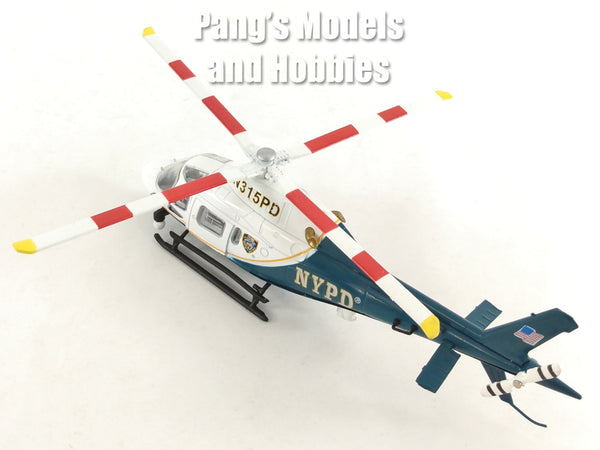 A119 AW119 Koala NYPD Helicopter - 1/72 Scale Diecast Helicopter Model ...