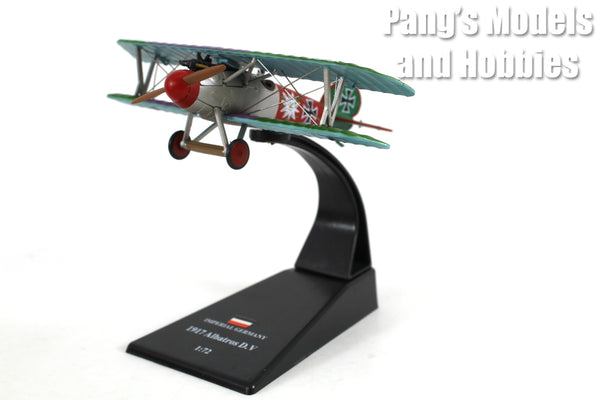 Albatros D. V 1917 WWI Biplane Imperial Germany Fighter 1/72 Scale Die ...