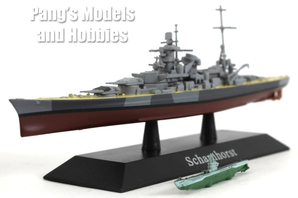 German Battleship Scharnhorst and Submarine 1/1250 Scale Diecast Metal ...