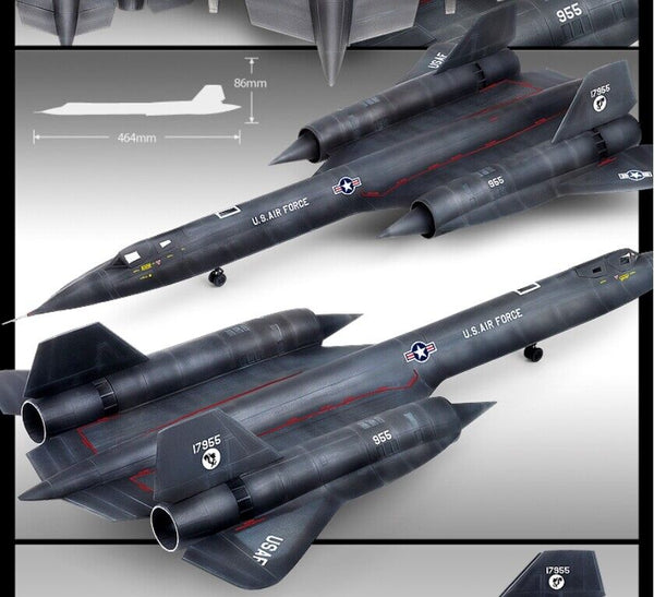 Lockheed SR-71 Blackbird USAF 1/72 Scale Plastic Model Kit (Assembly R ...