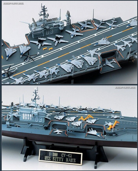 USS Eisenhower CVN-69 Carrier 1/800Scale Plastic Model Kit - ASSEMBLY ...