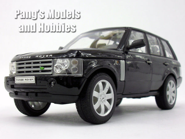 2001 Land Rover Range Rover (L322) Black 1/24 Diecast Metal Model by W ...