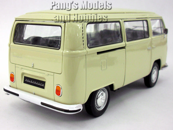 Volkswagen (VW) T2 Type 2 Bus 1972 1/24 Diecast Metal Model by Welly ...