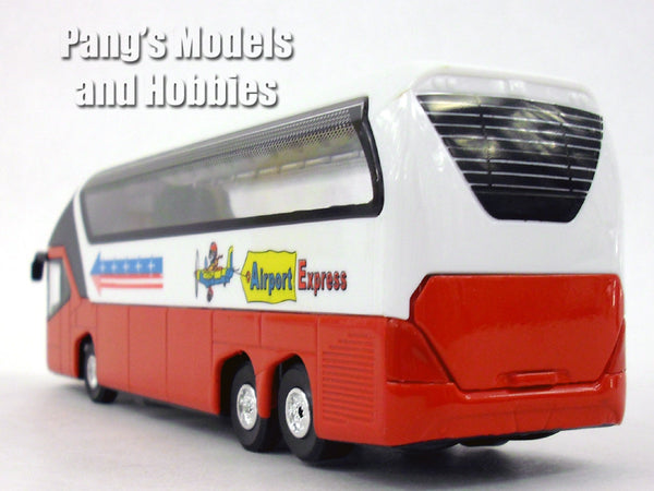 Airport Coach Travel Bus 7.75 inch Long with Lights and Sounds 1/60 Sc ...