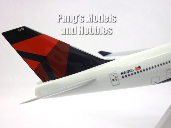 Boeing 747-400 Delta Airlines 1/200 Scale Model Airplane by Skymarks ...
